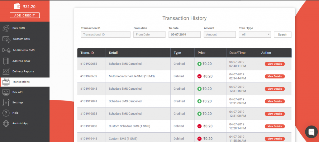 How Transaction History Works?