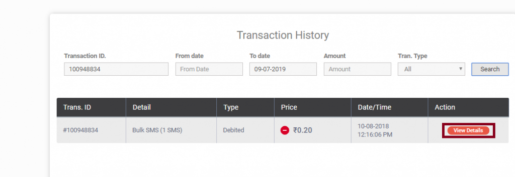 How Transaction History Works?