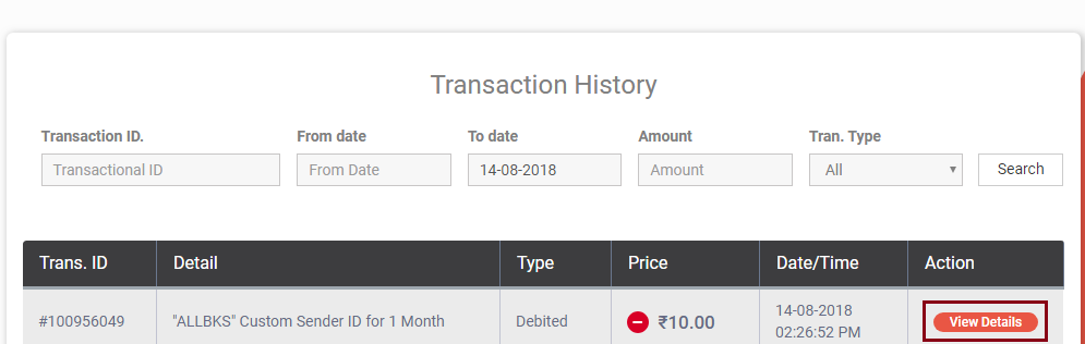 How Transaction History Works?