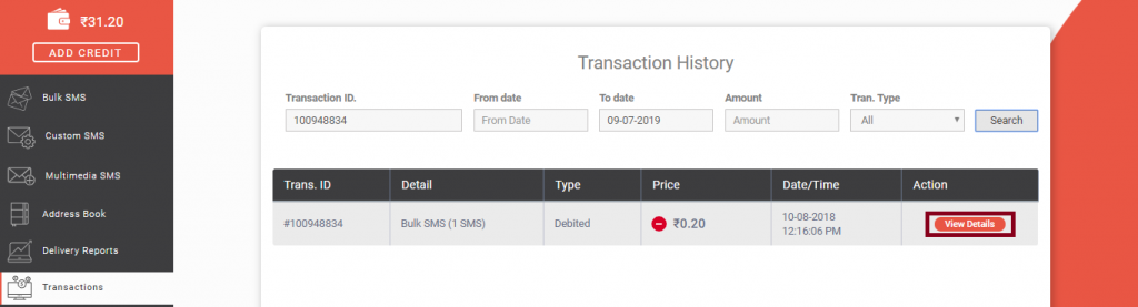 How Transaction History Works?