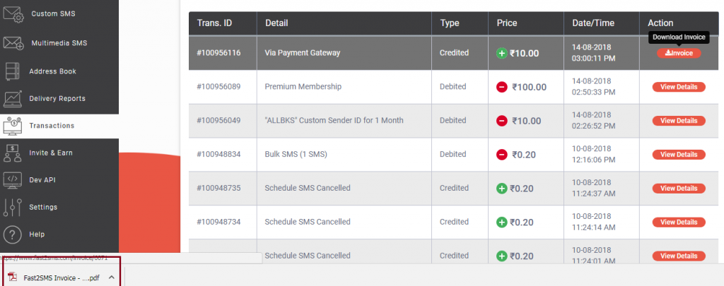 How Transaction History Works?