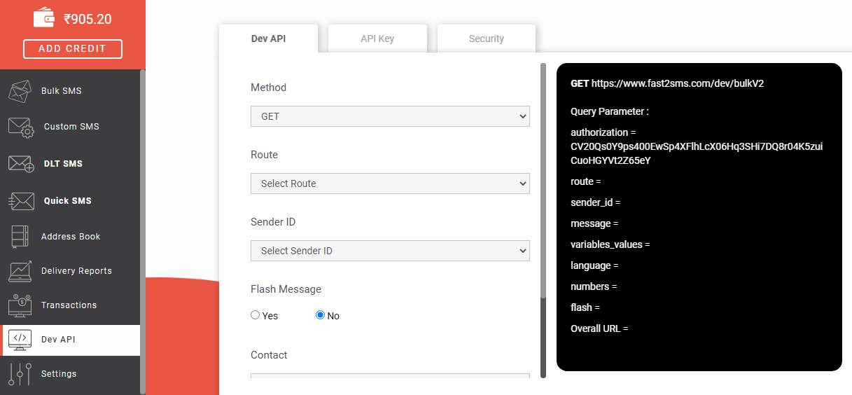 Send OTP SMS Via API Without DLT Registration