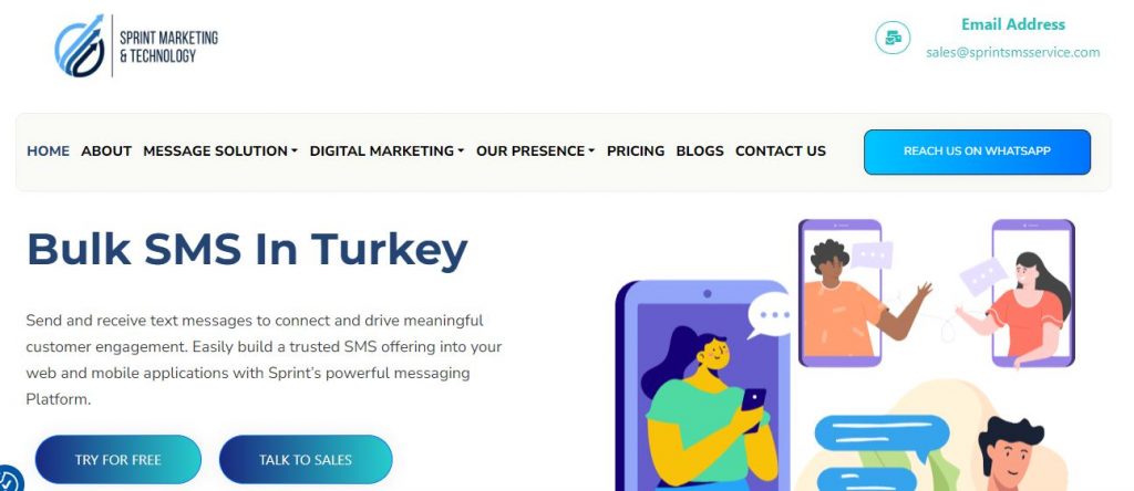 Bulk SMS Provider In Turkey